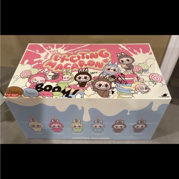POP MART | Accessories | Labubu Exciting Macaron Wholeset Of 6outside ...